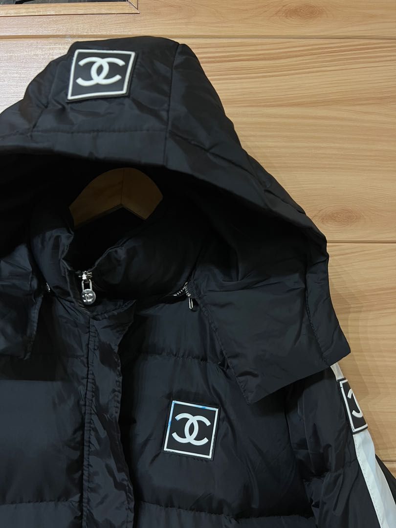 Chanel Track Puffer Jacket on Carousell