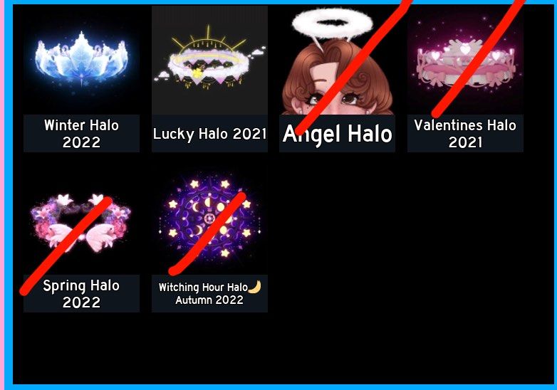 CHEAP ROYALE HIGH HALOS/ITEMS, Video Gaming, Gaming Accessories, In ...