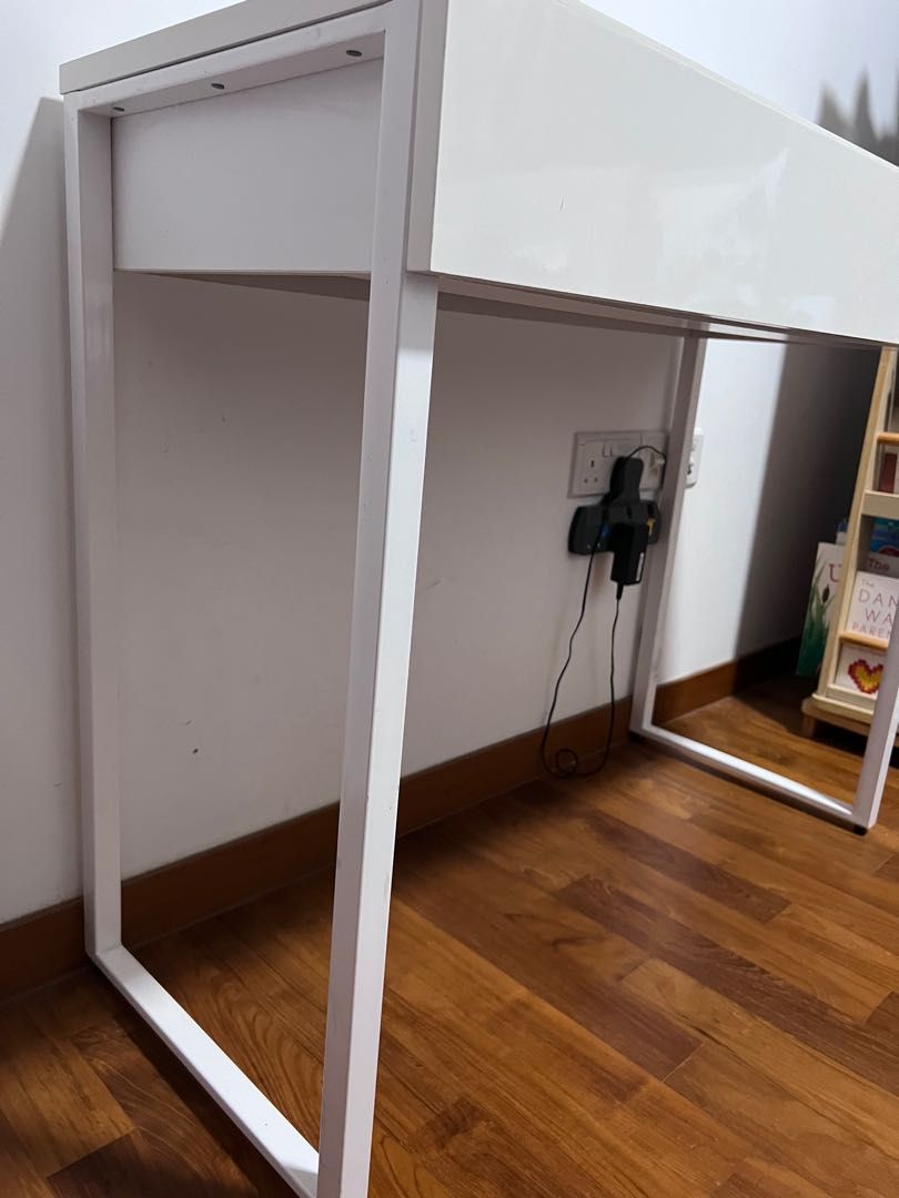 Compact computer table, Furniture & Home Living, Furniture, Tables ...