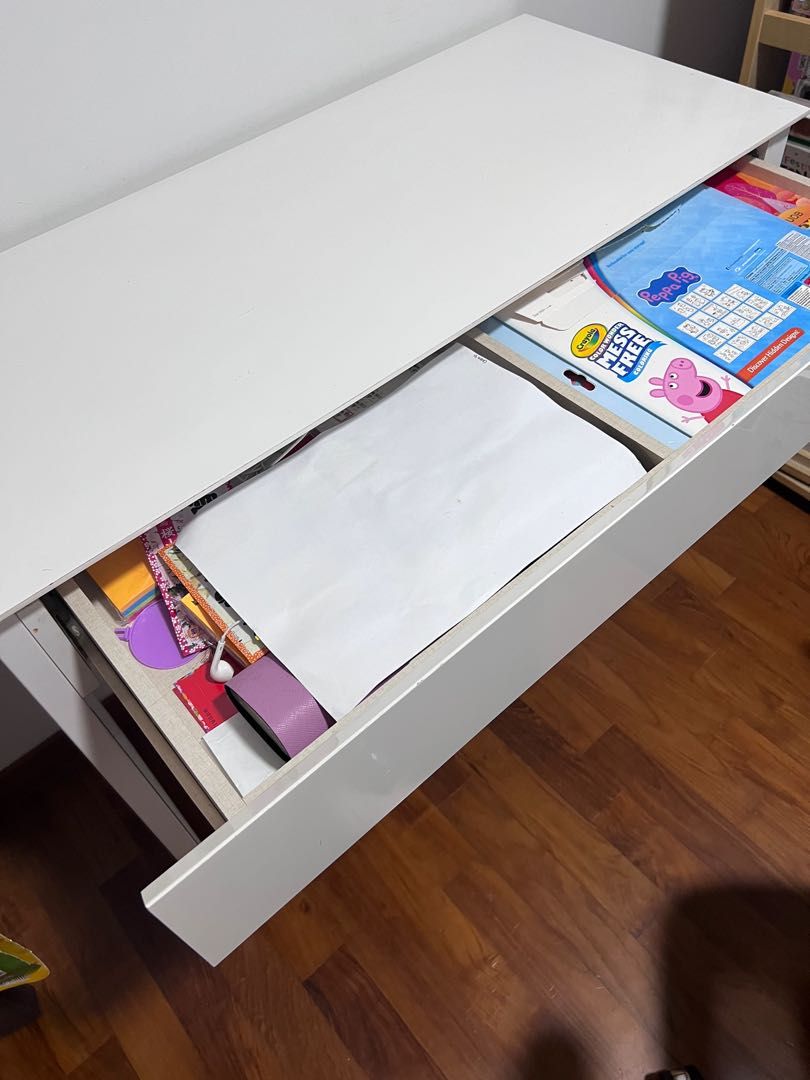 Compact computer table, Furniture & Home Living, Furniture, Tables ...
