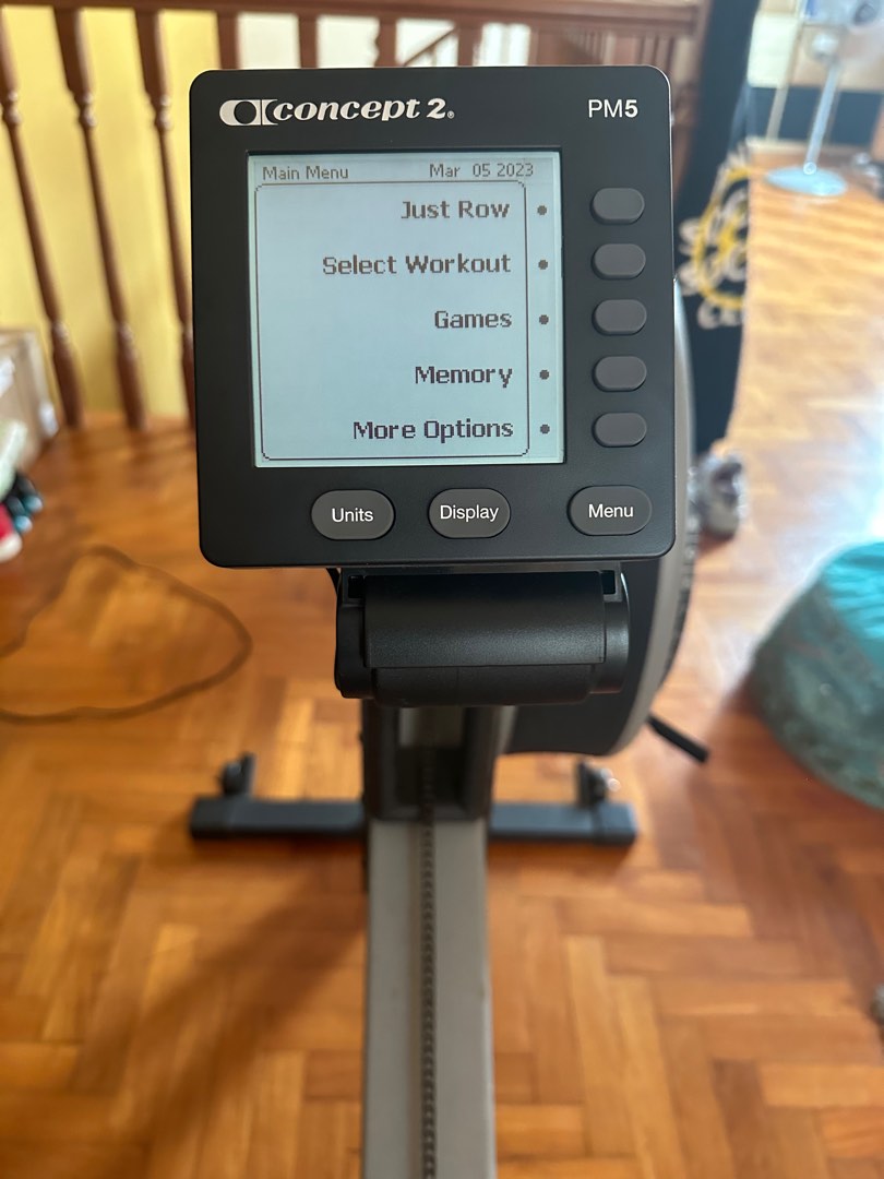 Concept2 Rower with replaced PM5 unit, Sports Equipment, Exercise ...