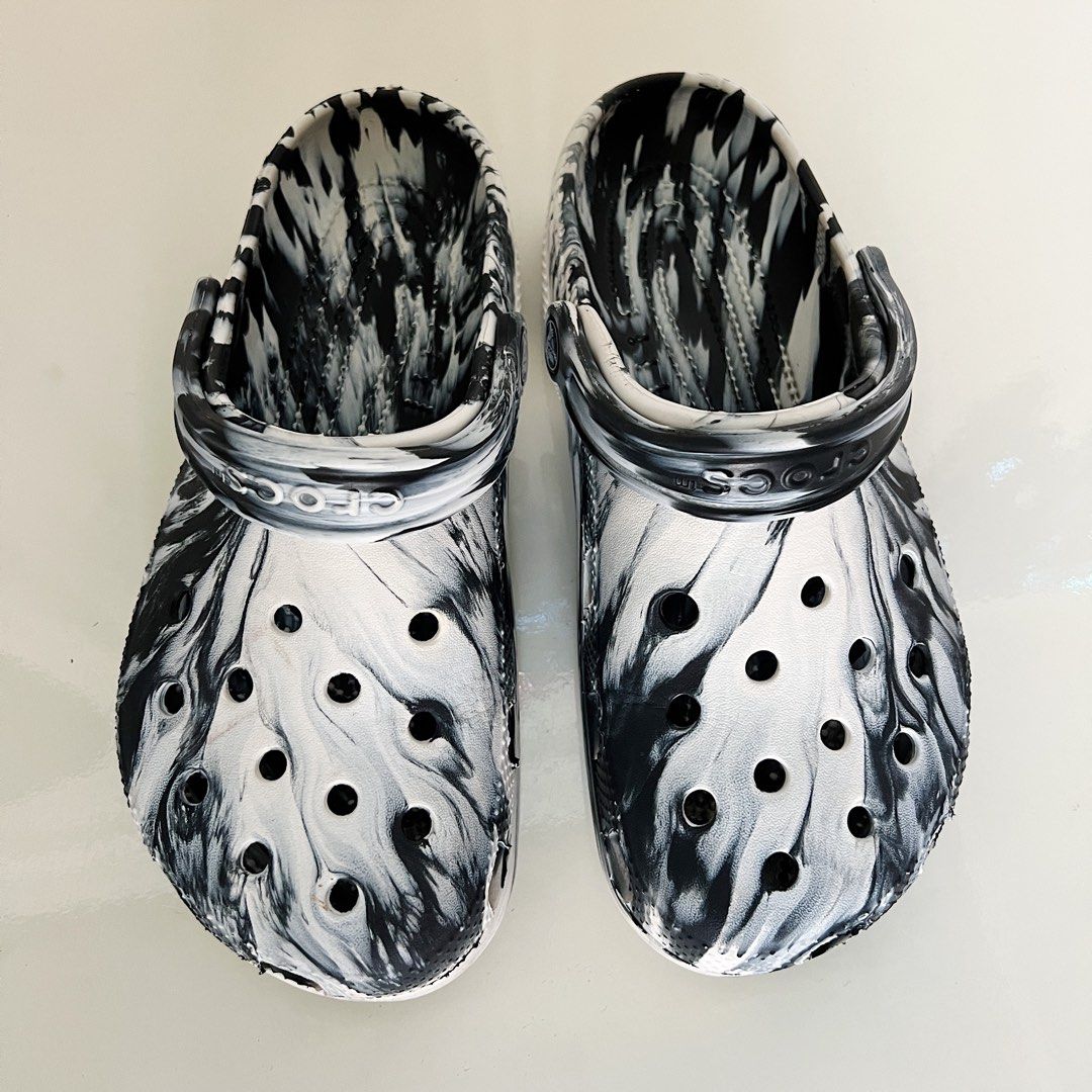 CROCS Limited edition Marble Classic Clogs on Carousell