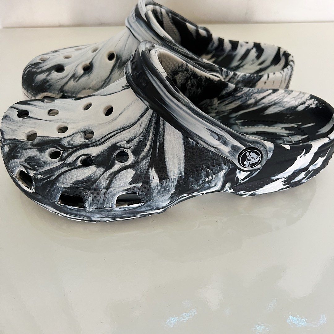 CROCS Limited edition Marble Classic Clogs on Carousell