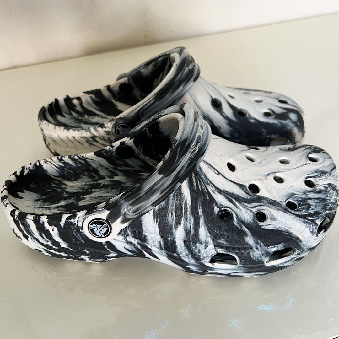CROCS Limited edition Marble Classic Clogs on Carousell