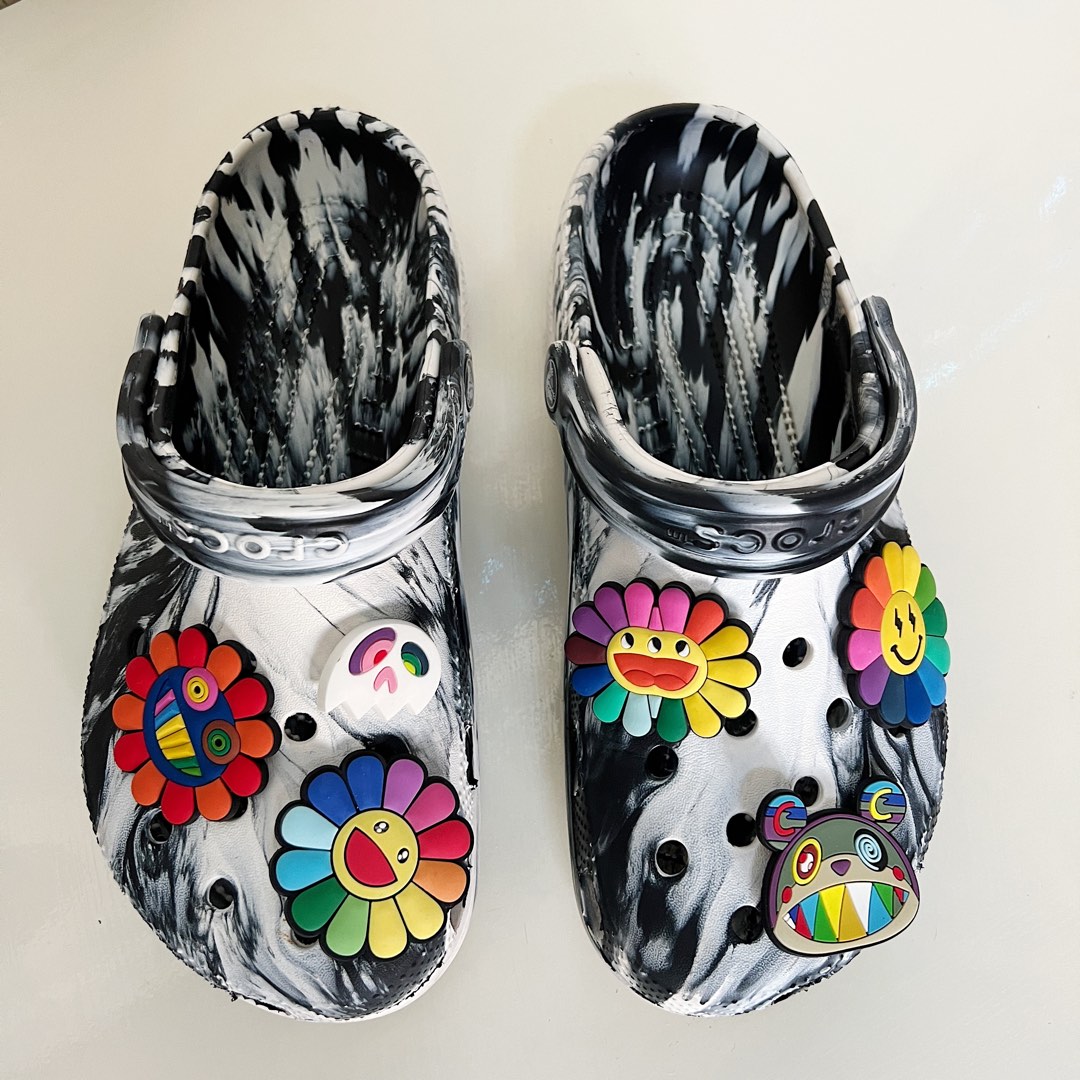 CROCS Limited edition Marble Classic Clogs on Carousell