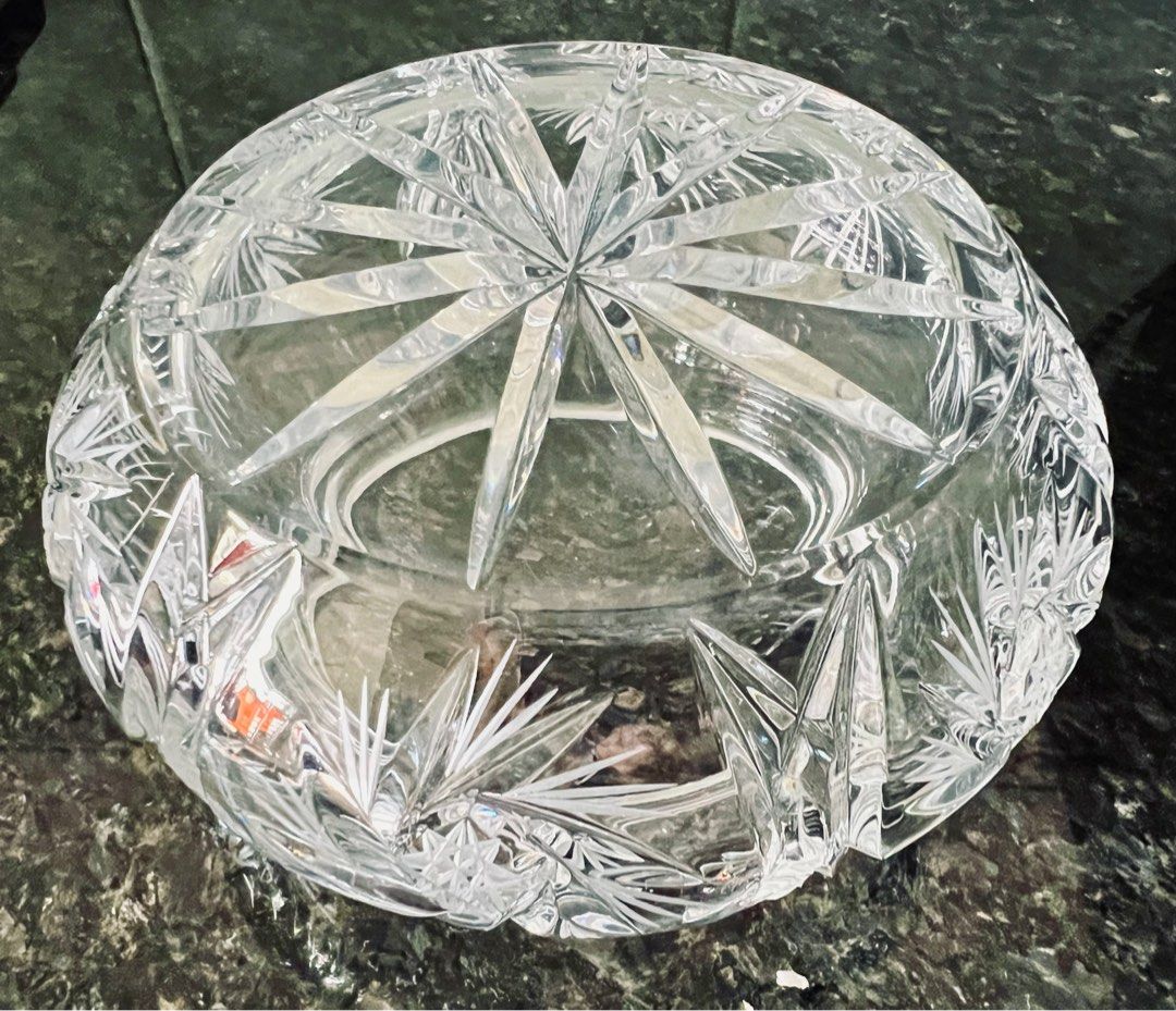Crystal Bowl made in Poland, Furniture & Home Living, Kitchenware ...