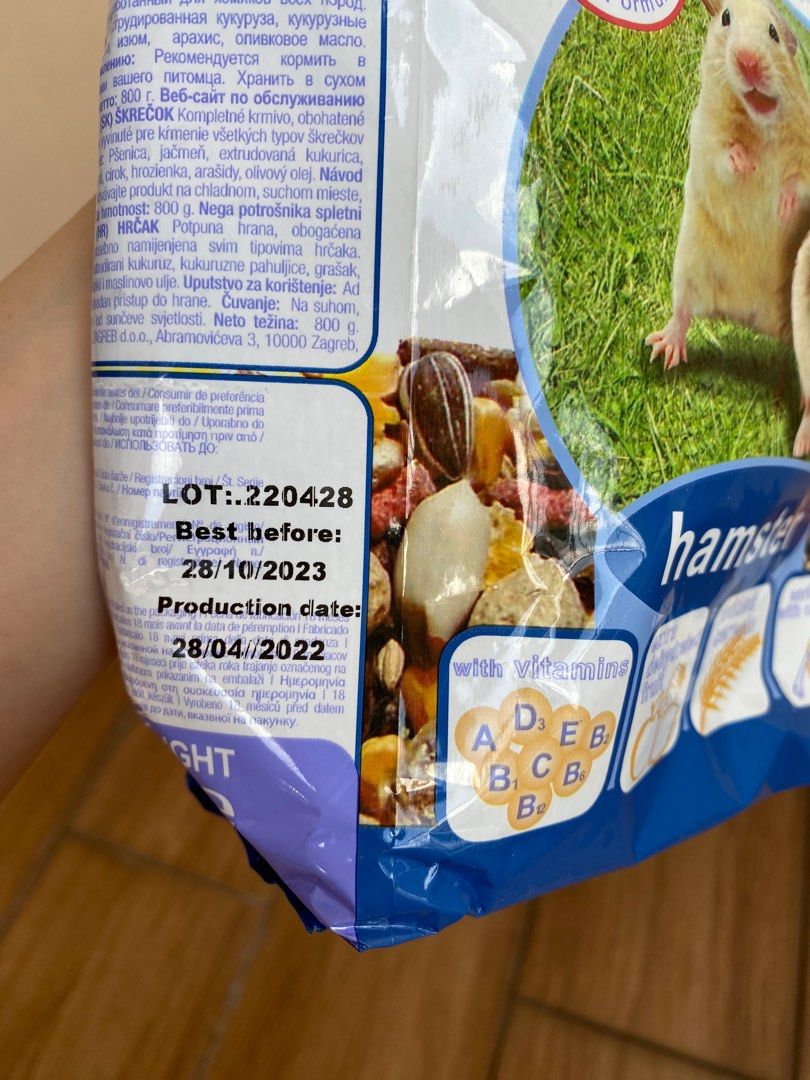 CUNIPIC Hamster Complete food (800g), Pet Supplies, Pet Food on Carousell