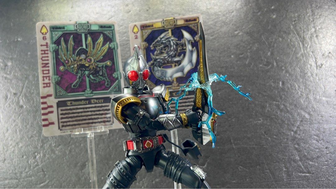 Custom painted figure rise standard Kamen rider Blade + Effect Set ...