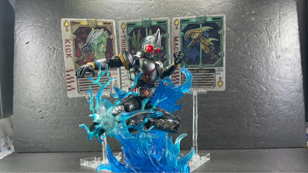 Custom painted figure rise standard Kamen rider Blade + Effect Set ...