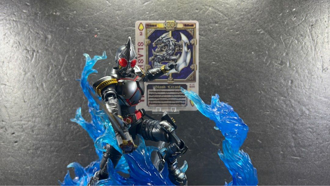 Custom painted figure rise standard Kamen rider Blade + Effect Set ...
