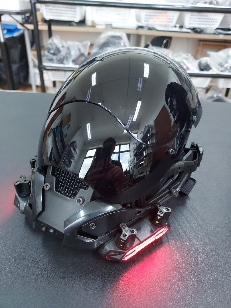 Cyberpunk Cosplay, LARP, Nerf helmet, Hobbies & Toys, Toys & Games on ...