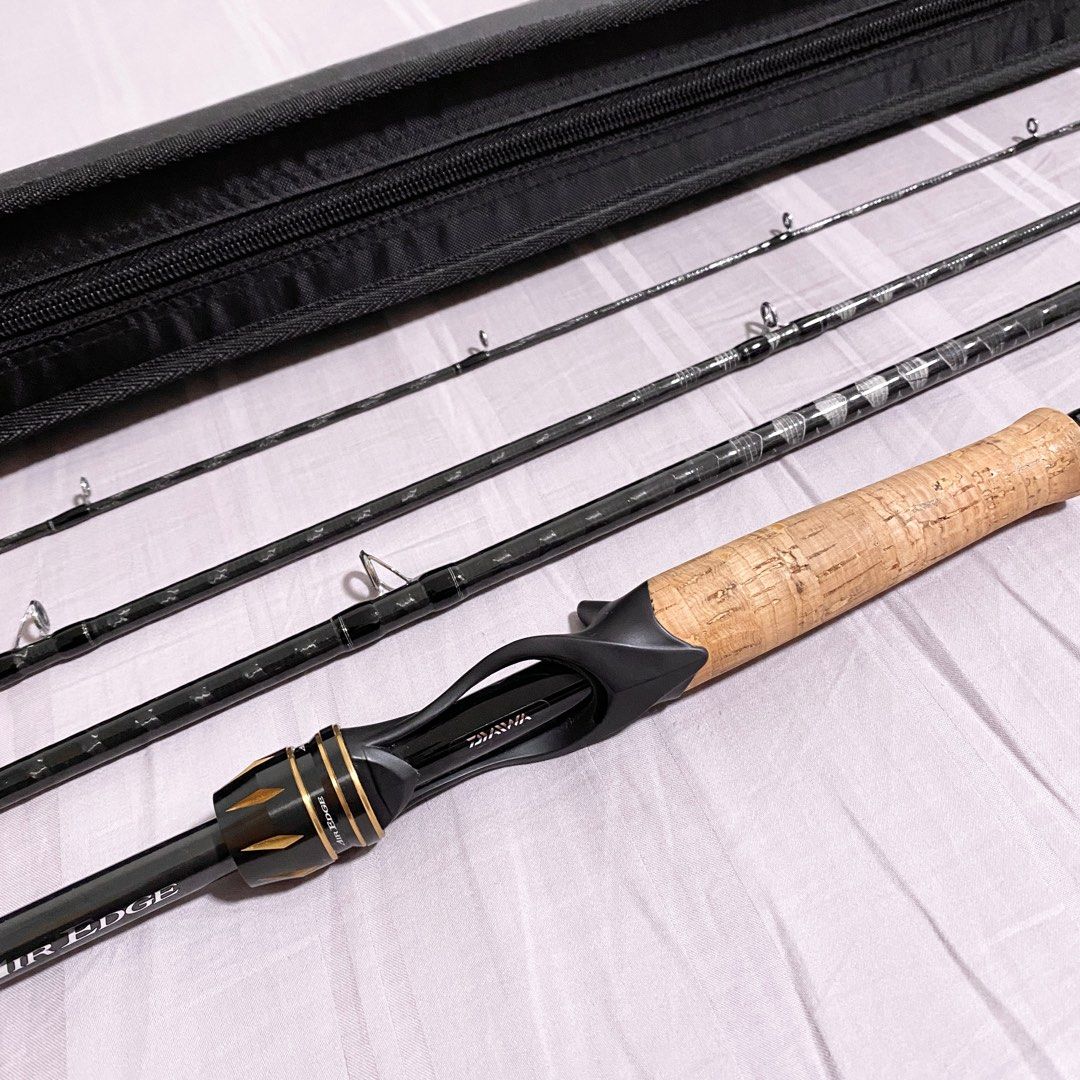 Daiwa Air Edge Mobile Baitcasting Rod 6104MB, Sports Equipment, Fishing ...