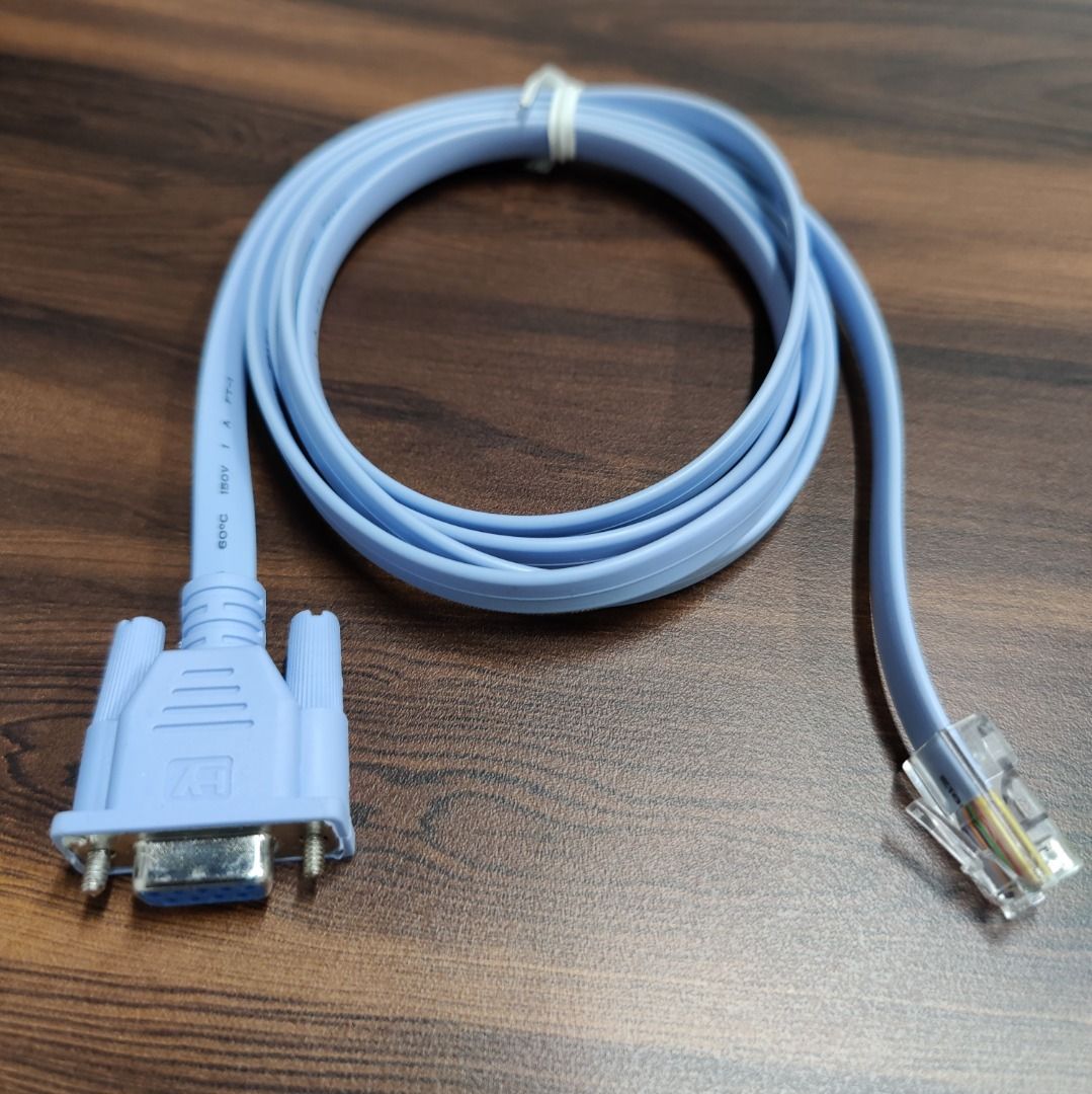 Db9 Serial Port To Rj45 Cisco 9 Pin Console Cable 1.80 metre, Computers ...