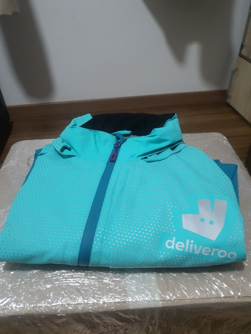 Deliveroo Rain Jacket V3, Men's Fashion, Coats, Jackets and Outerwear ...