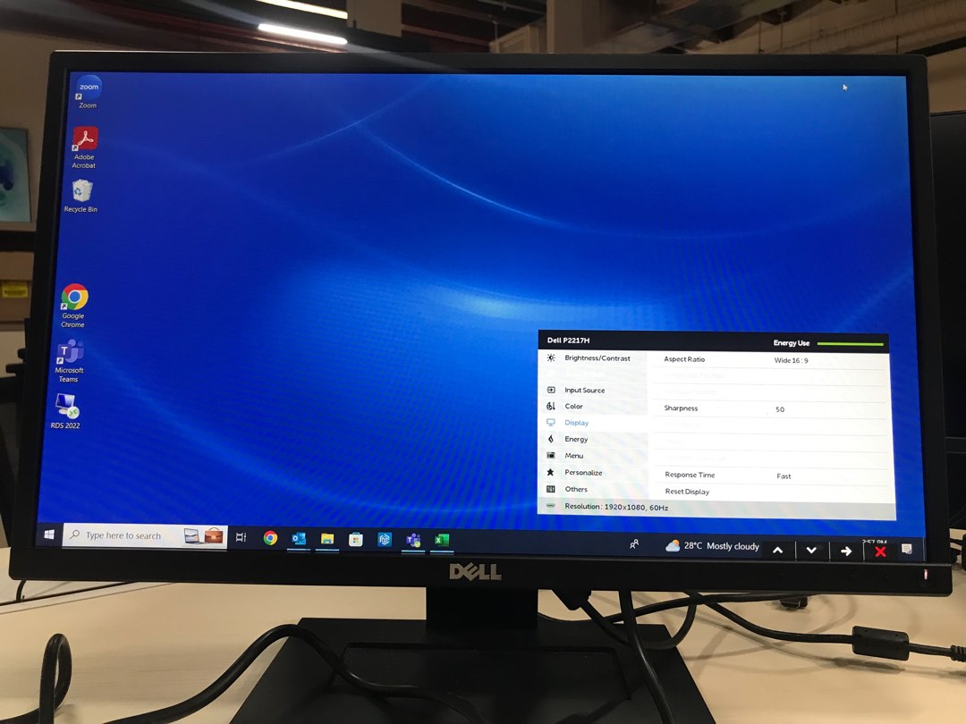 Dell P2217H, Computers & Tech, Parts & Accessories, Monitor Screens on ...