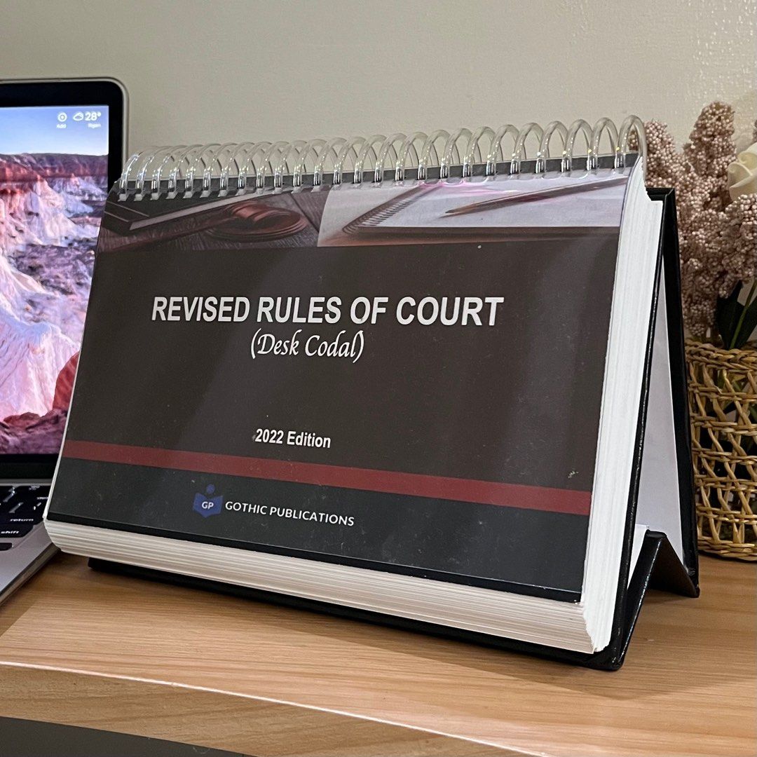 Desk Codal: Revised Rules of Court, Hobbies & Toys, Books & Magazines ...
