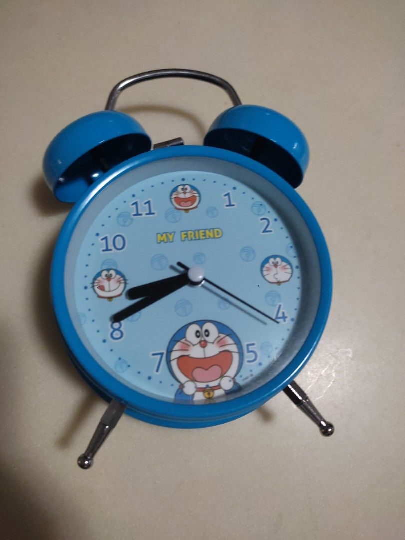 Doraemon alarm clock, Furniture & Home Living, Home Decor, Clocks on ...