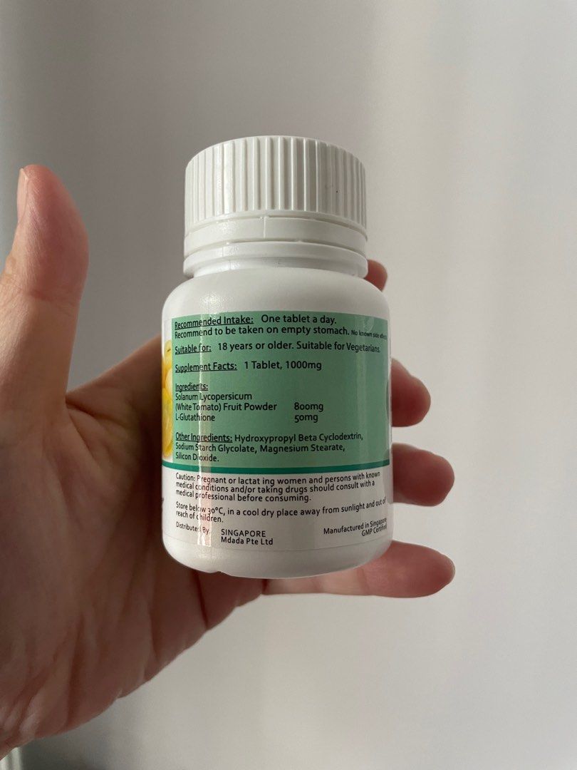 Dr Shibui Radiant White Tomato Tablets, Health & Nutrition, Health ...