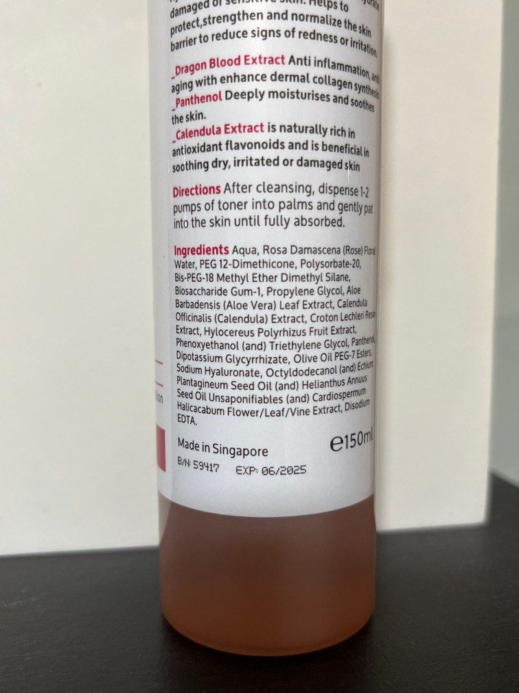 Dragon blood toner, Beauty & Personal Care, Face, Face Care on Carousell