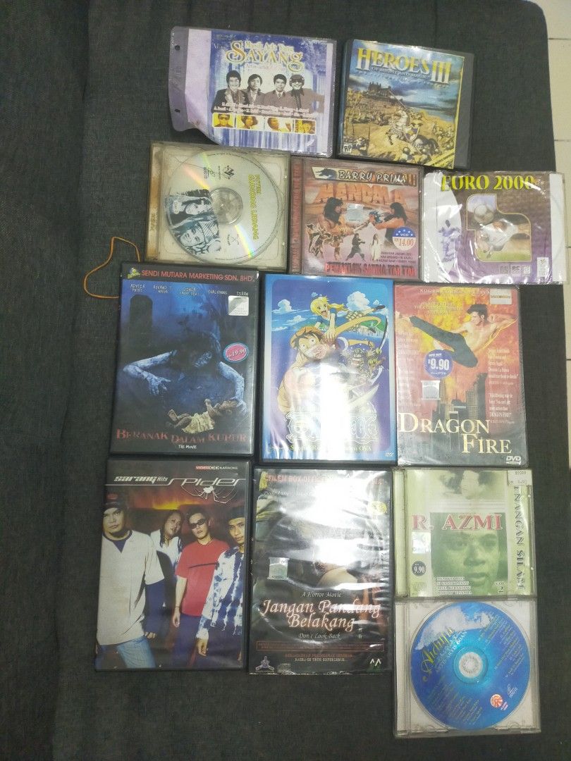DVD and vcd and cd for sale vintage, Hobbies & Toys, Collectibles ...