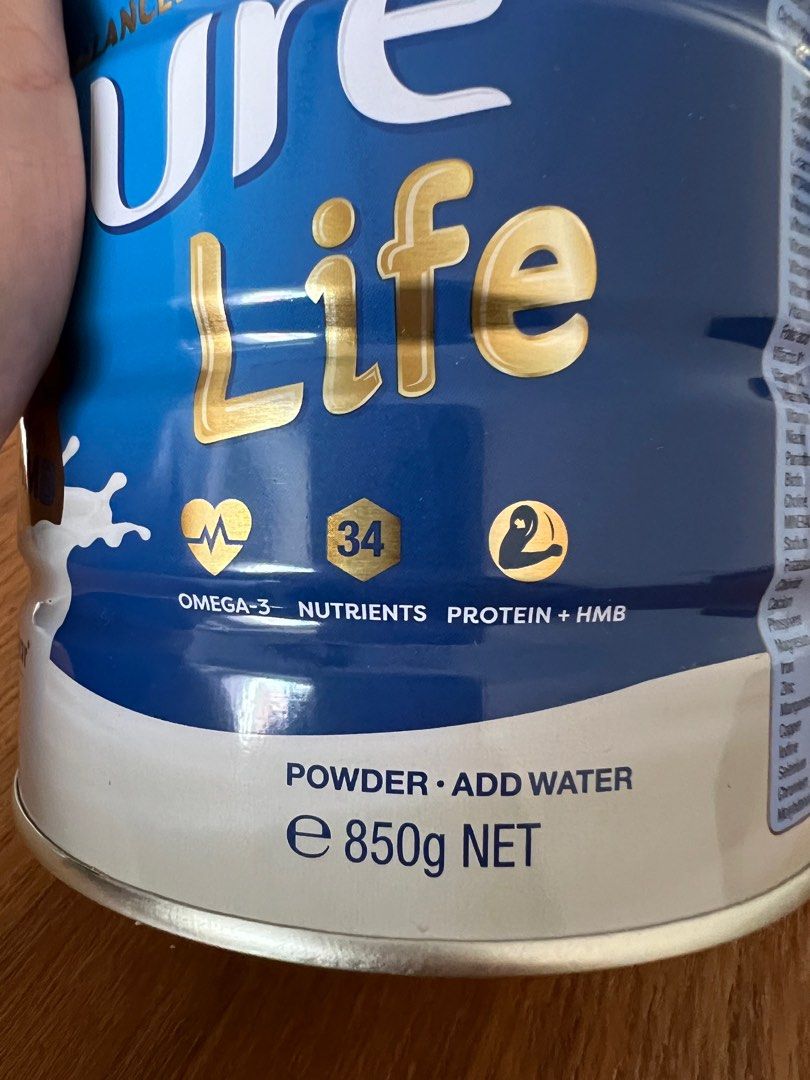 Ensure Life with HMB. Vanilla flavored less sugar 850g, Health ...