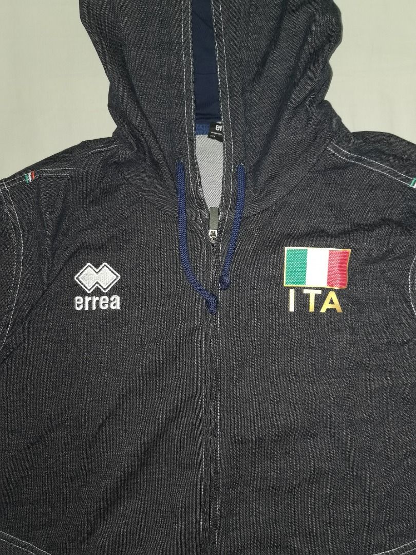 Errea Italian Volleyball Hooded Jacket on Carousell