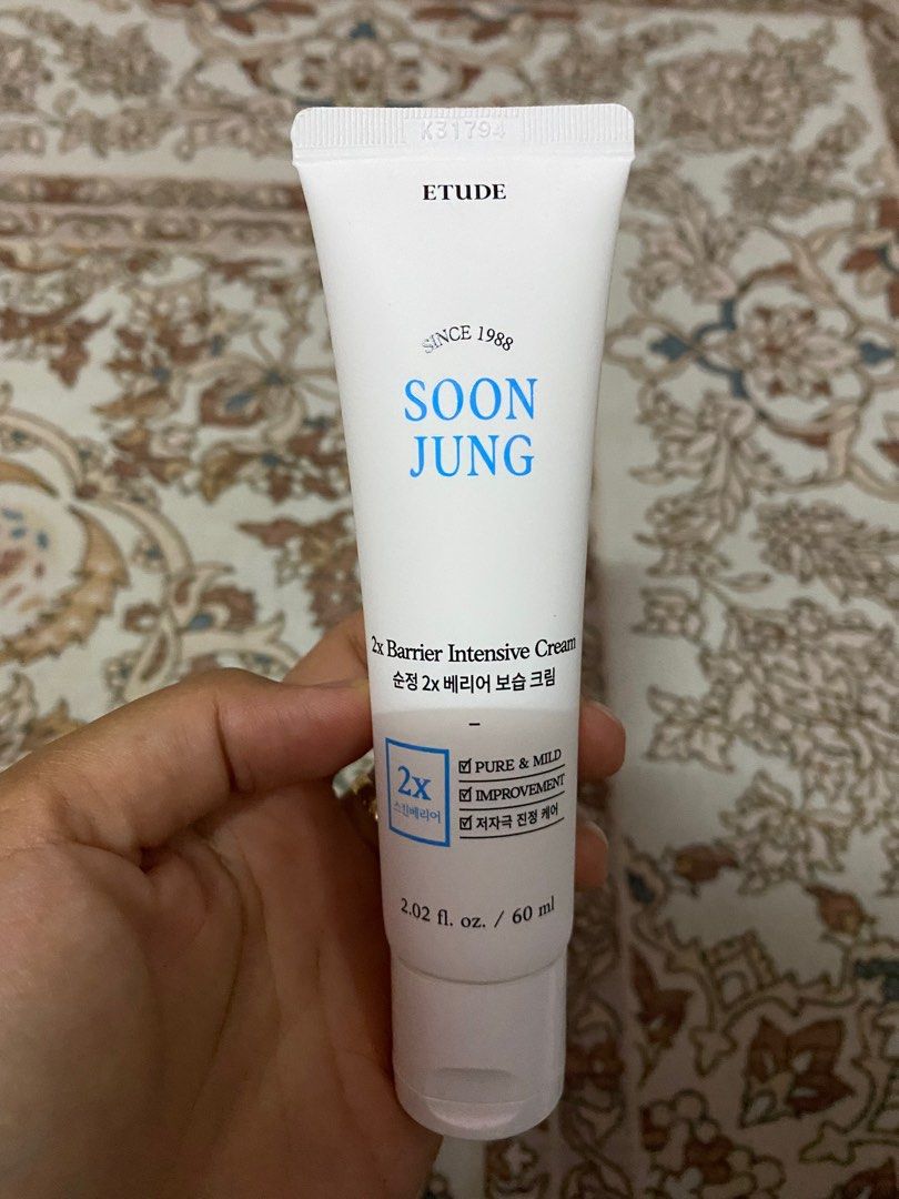 (Tiktok Viral)Etude House Soon Jung 2x Barrier Intensive Cream 60ml ...