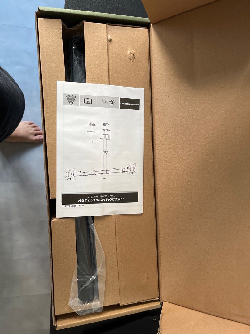 Everdesk dual monitor arm, Computers & Tech, Parts & Accessories, Other ...