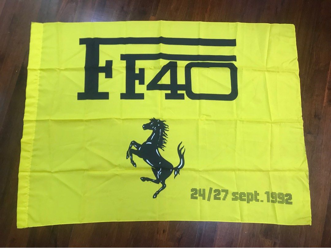 Ferrari F40 flag, 汽車配件, 其他 - Carousell