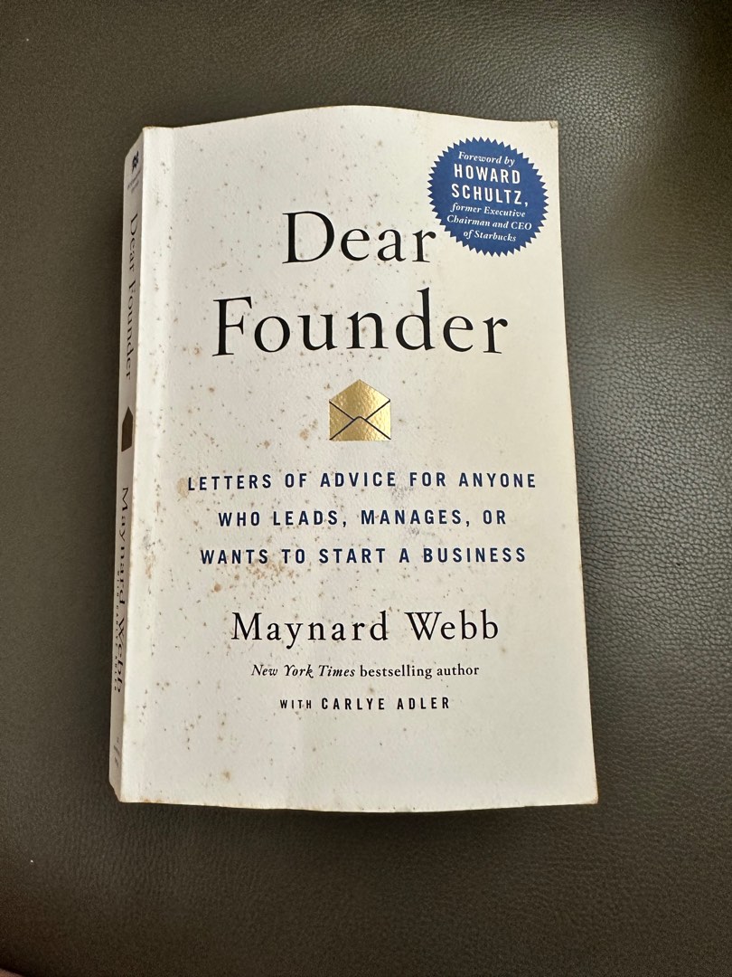 Free book dear founder, Hobbies & Toys, Books & Magazines, Fiction & Non-Fiction on Carousell