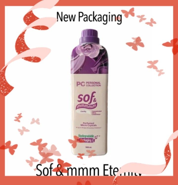 FT Sof & mmmmm fabric conditioner fabcon 1000ml on Carousell