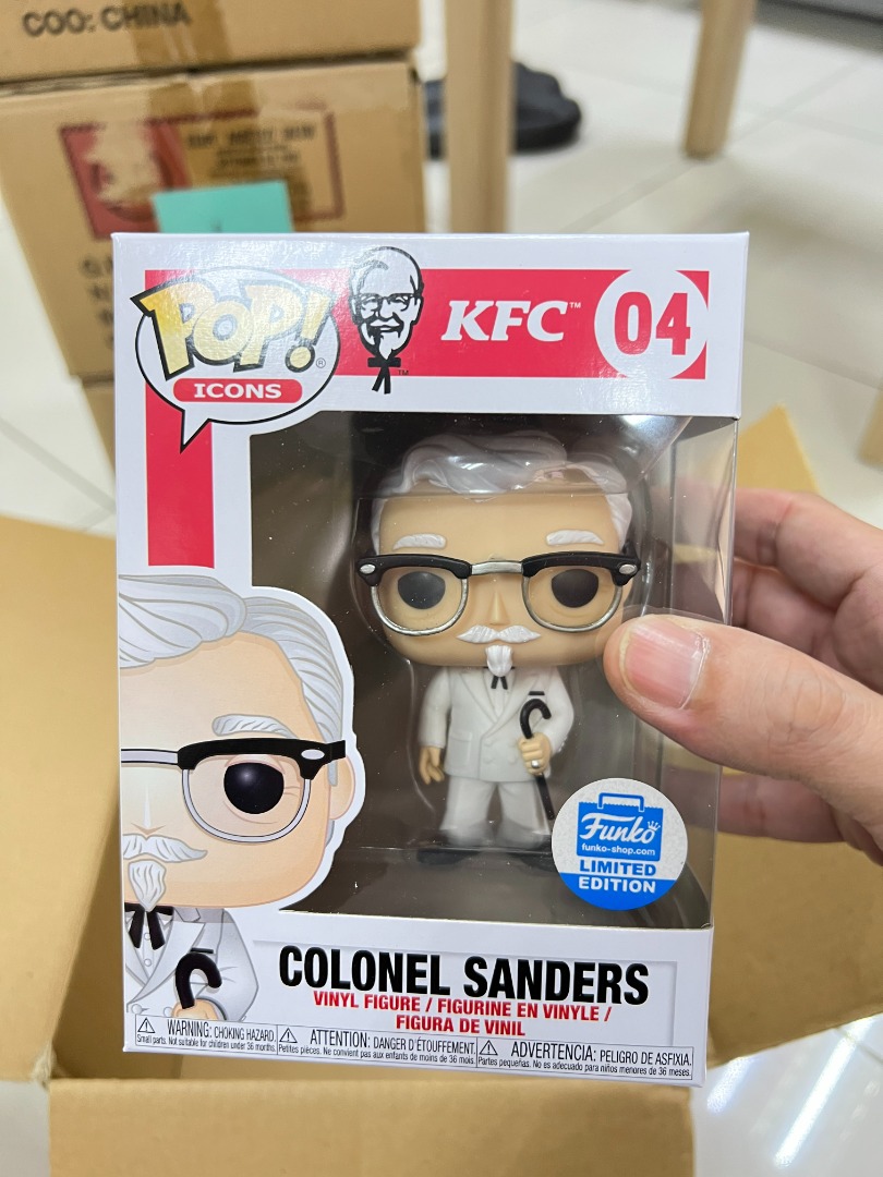 Funko Pop! Funko Shop Exclusive KFC #04 - Colonel Sanders (Cane ...