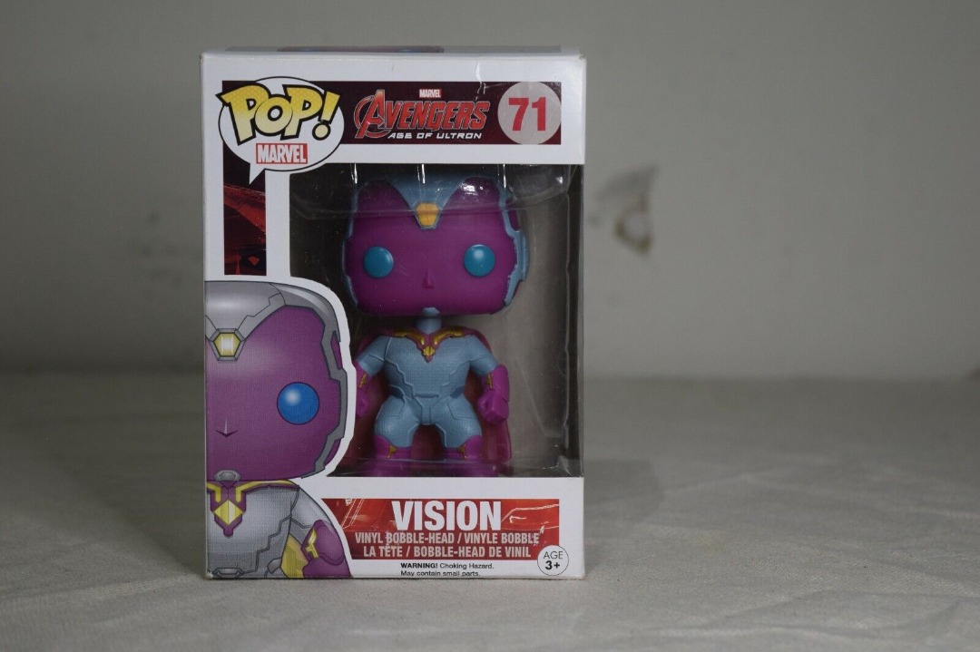 Funko POP! Marvel Avengers Age of Ultron #71 Vision, Hobbies & Toys, Toys & Games on Carousell