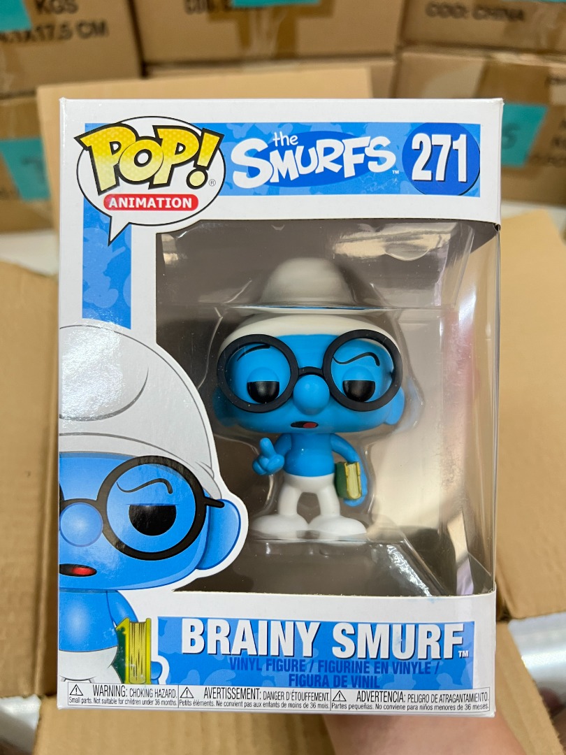 Funko Pop! Smurfs #271 - Brainy Smurf, Hobbies & Toys, Toys & Games on ...