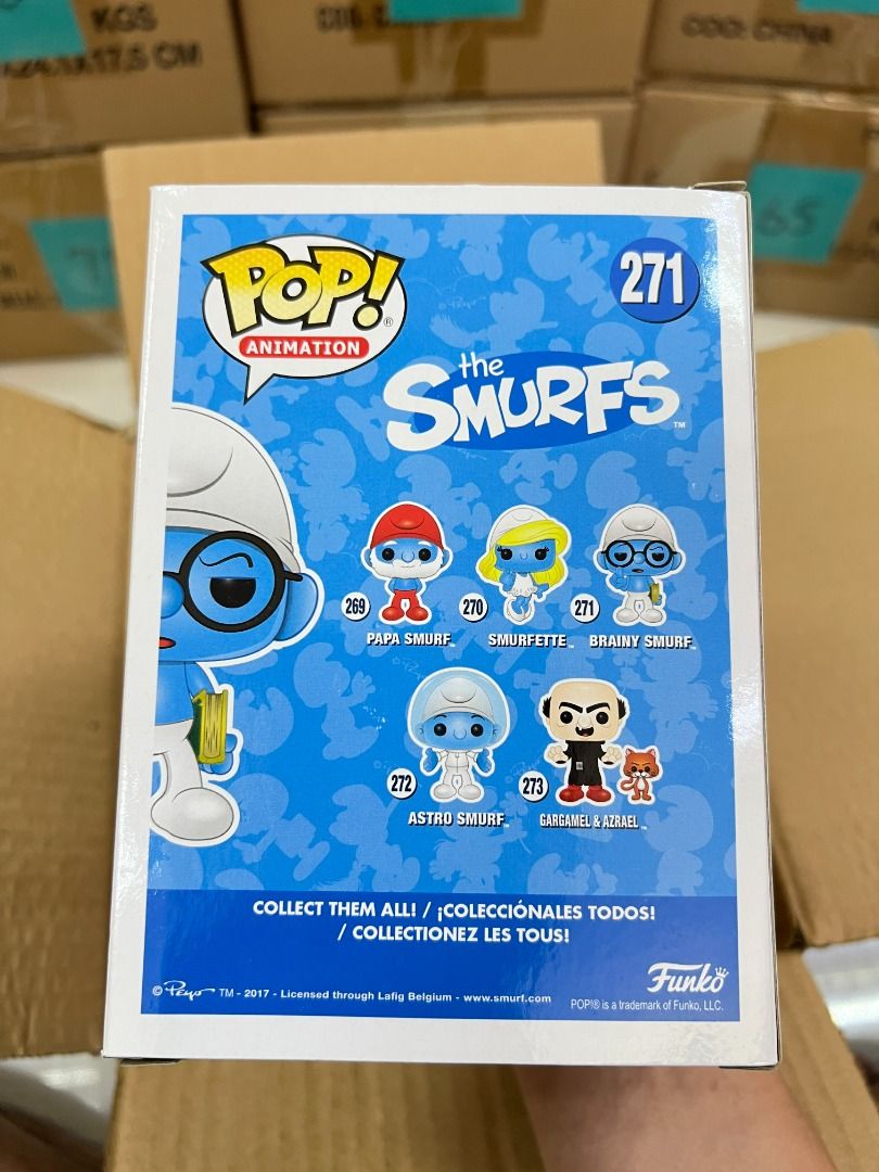 Funko Pop! Smurfs #271 - Brainy Smurf, Hobbies & Toys, Toys & Games on ...