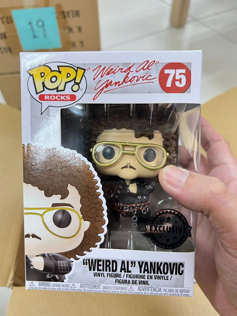 Funko Pop! "Weird Al" Yankovic (Fat) #75, Hobbies & Toys, Toys & Games ...