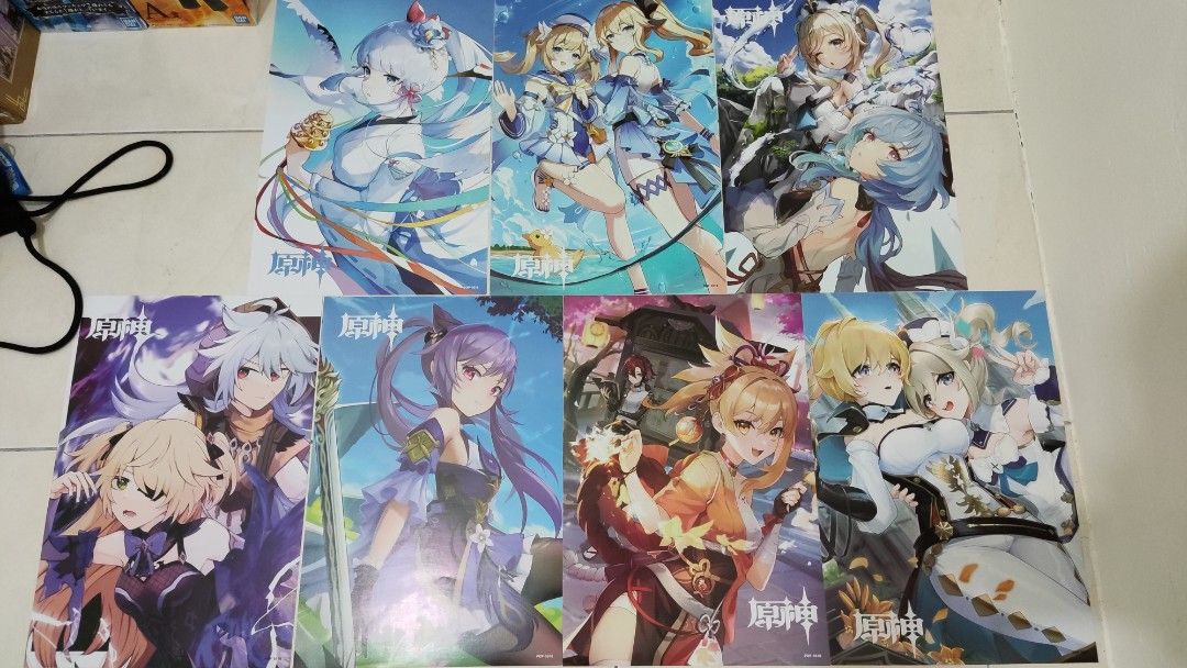 Genshin Impact poster, Hobbies & Toys, Collectibles & Memorabilia, Fan ...