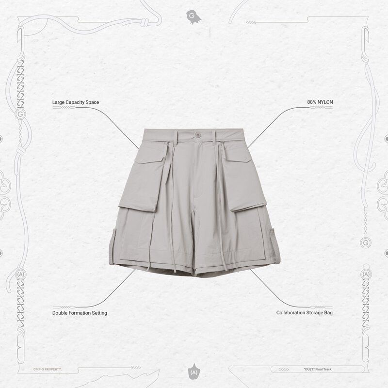 Goopi (A).11G - “DUET” R-shield Strap Shorts, 他的時尚, 褲子, 短褲在旋轉拍賣