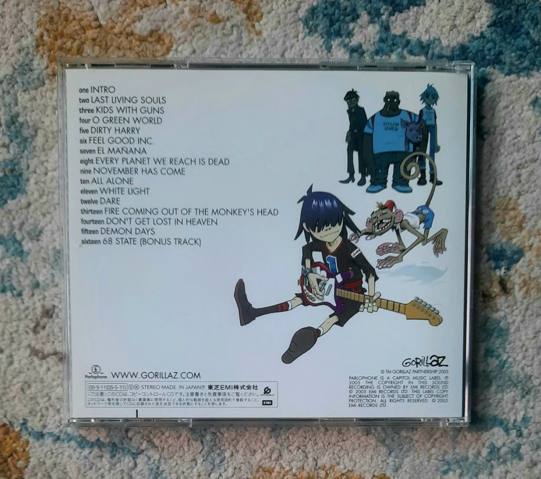 Gorillaz - Demon Days CD, Hobbies & Toys, Music & Media, CDs & DVDs on ...