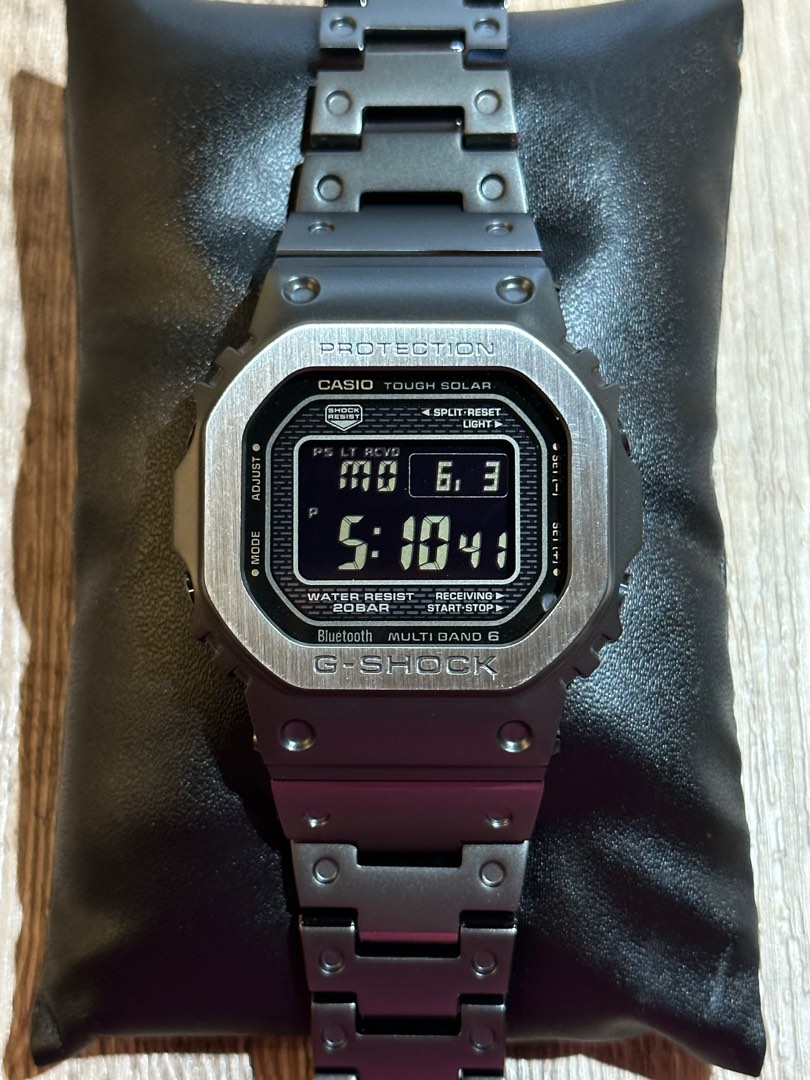 G-Shock GMW-B5000MB-1 中古 二手 g-shock Sandblast Bluetooth All Black gmw ...