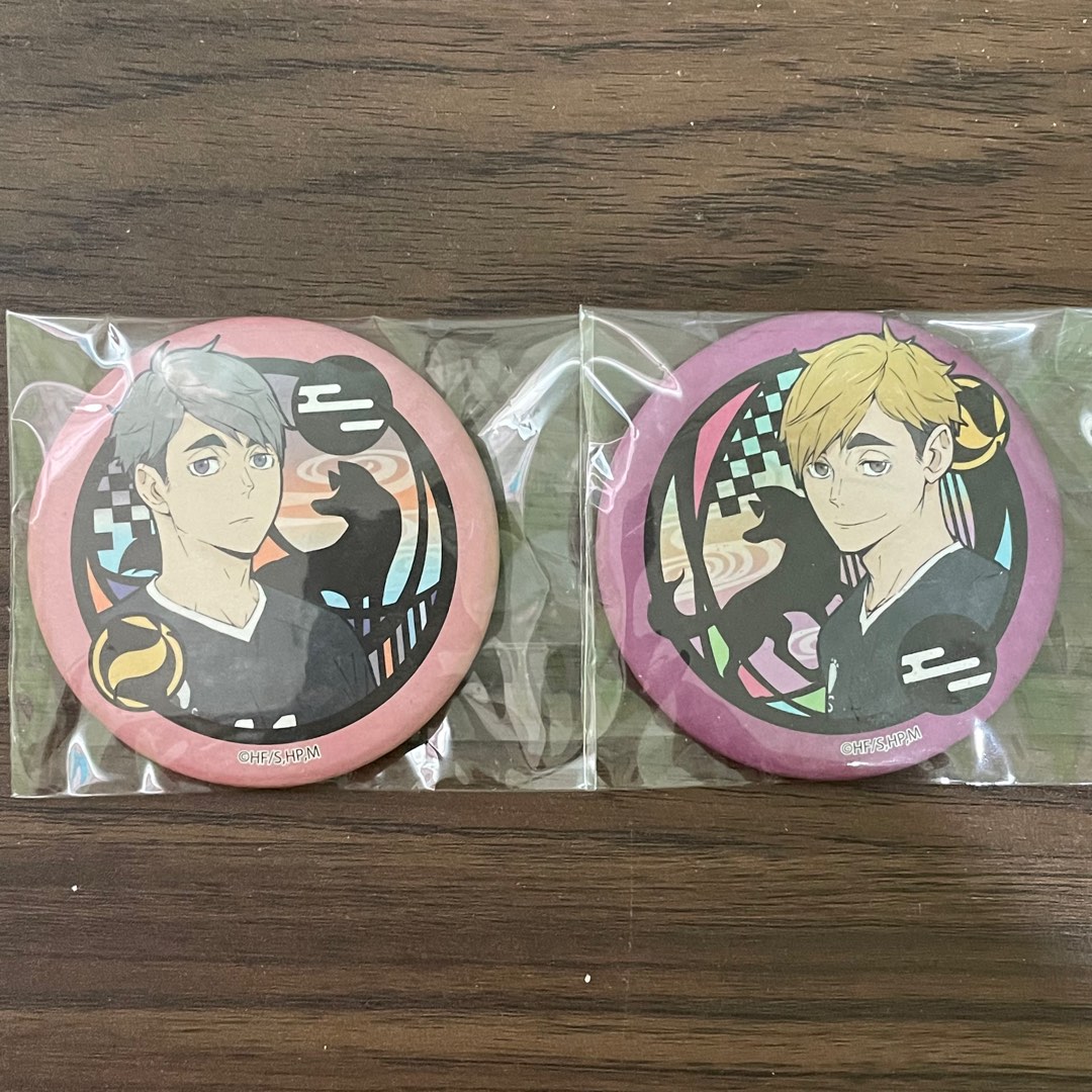 Haikyuu miya brother official badge osamu atsumu, Hobbies & Toys ...