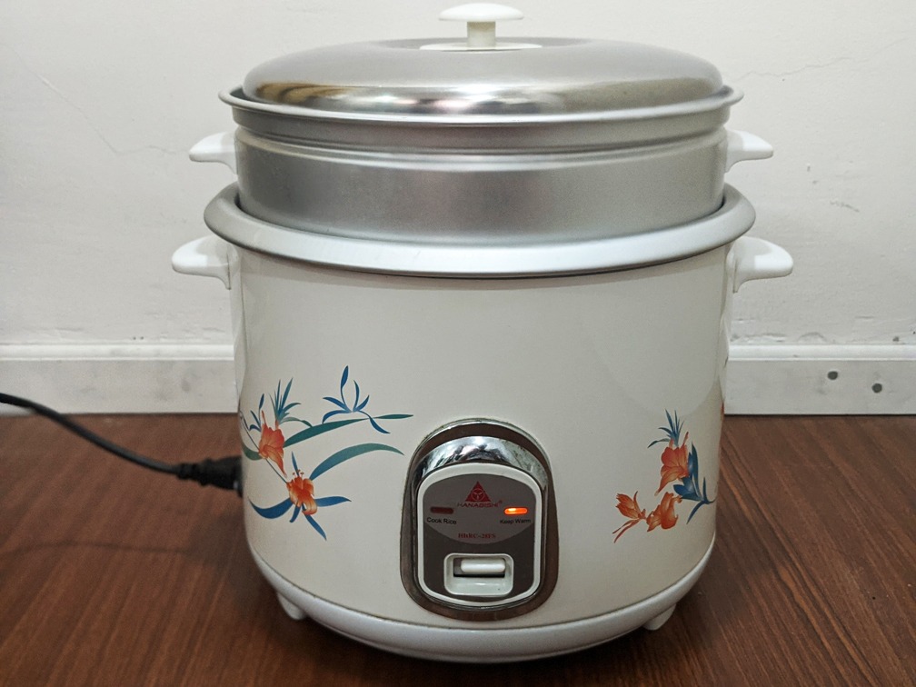 Hanabishi Rice Cooker 2.8L 15 cups, TV & Home Appliances, Kitchen ...