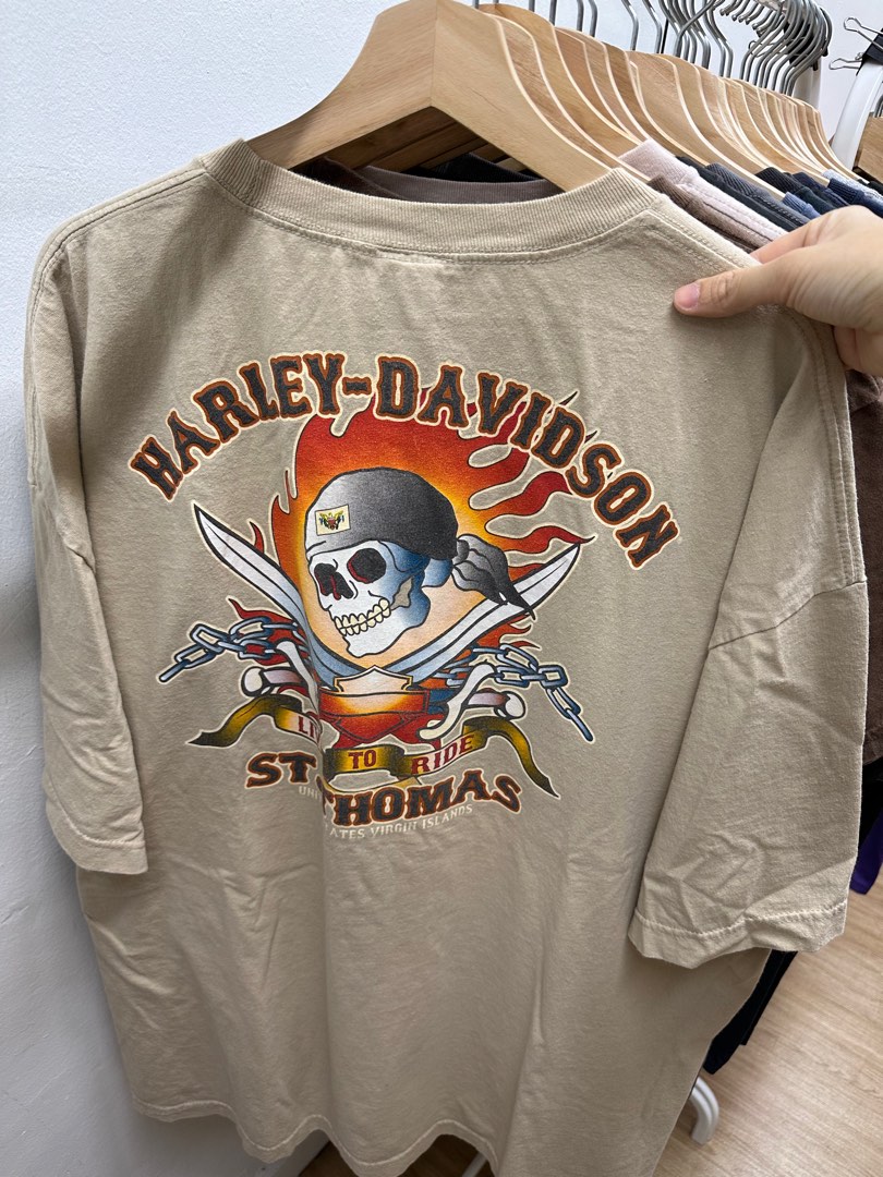 Harley Davidson T-Shirts, Men's Fashion, Tops & Sets, Tshirts & Polo ...