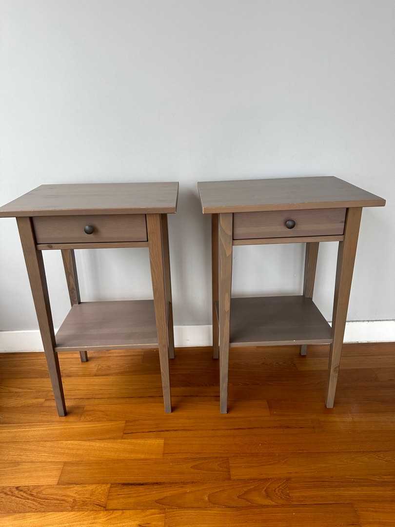 Hemnes Bedside Table, Furniture & Home Living, Furniture, Tables & Sets ...