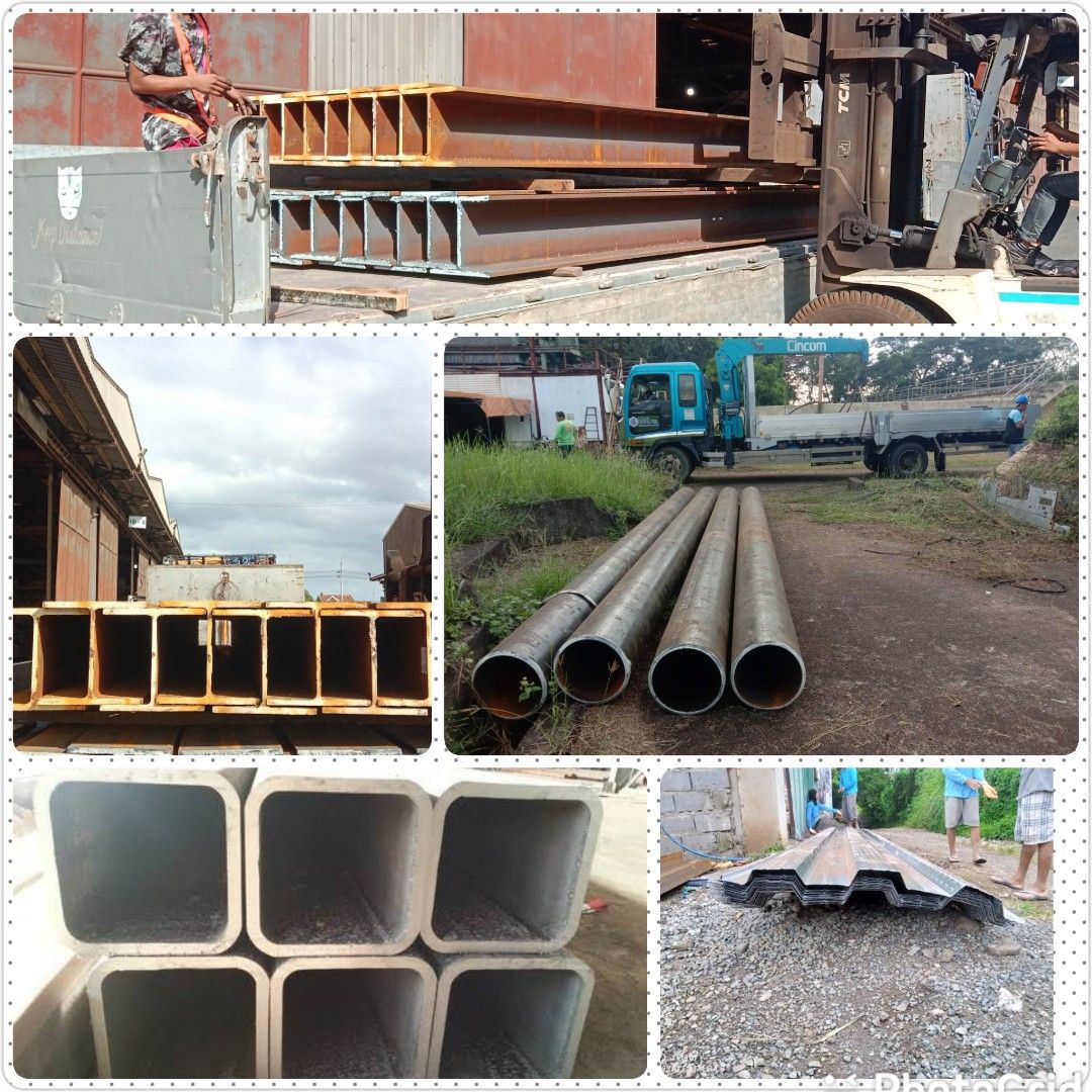 H/I Beam, C-Channel, C-purlins, Angle bar, Tubular, Ms plate, Chekered ...