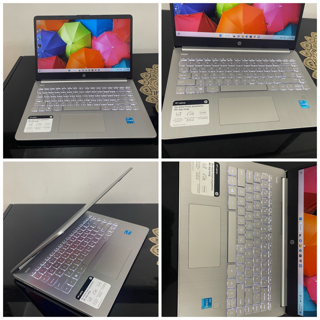 Hp Laptop Intel Core I3 Latest 11thgen 256gb Ssd 8gb Ram Computers