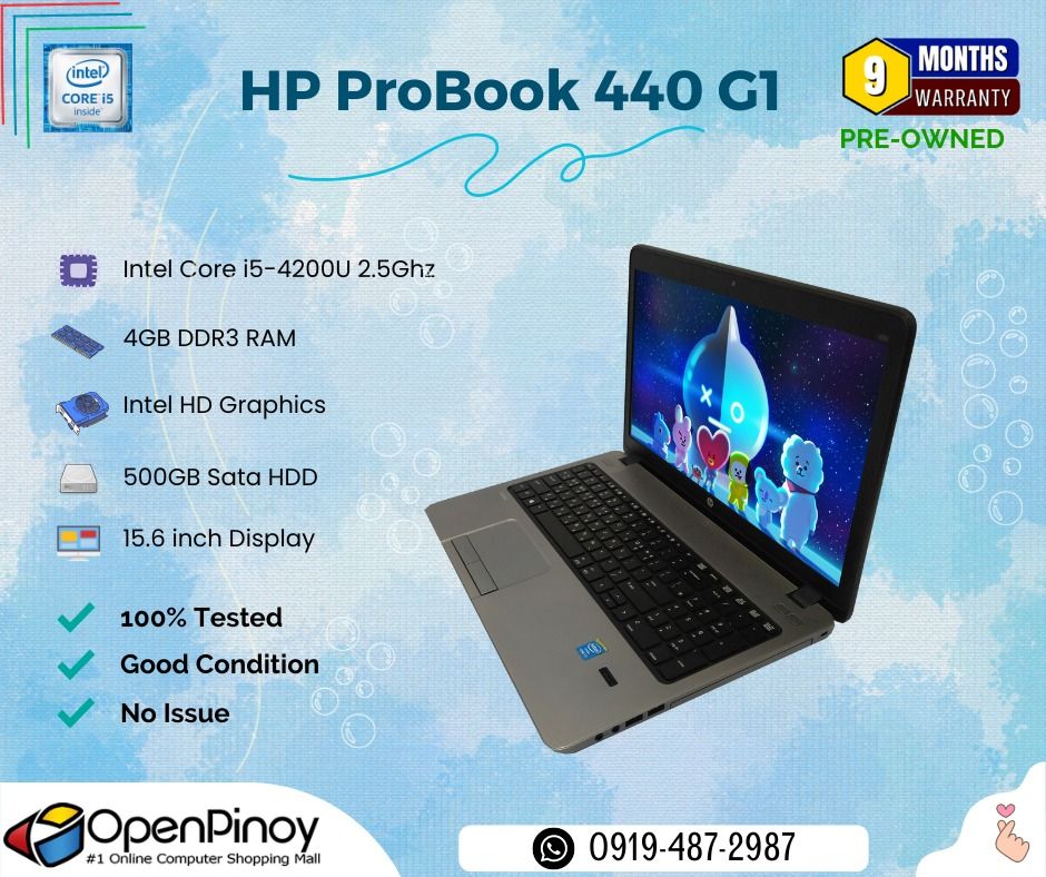 HP Probook 440 G1 | Pre-Owned, Computers & Tech, Laptops & Notebooks on ...