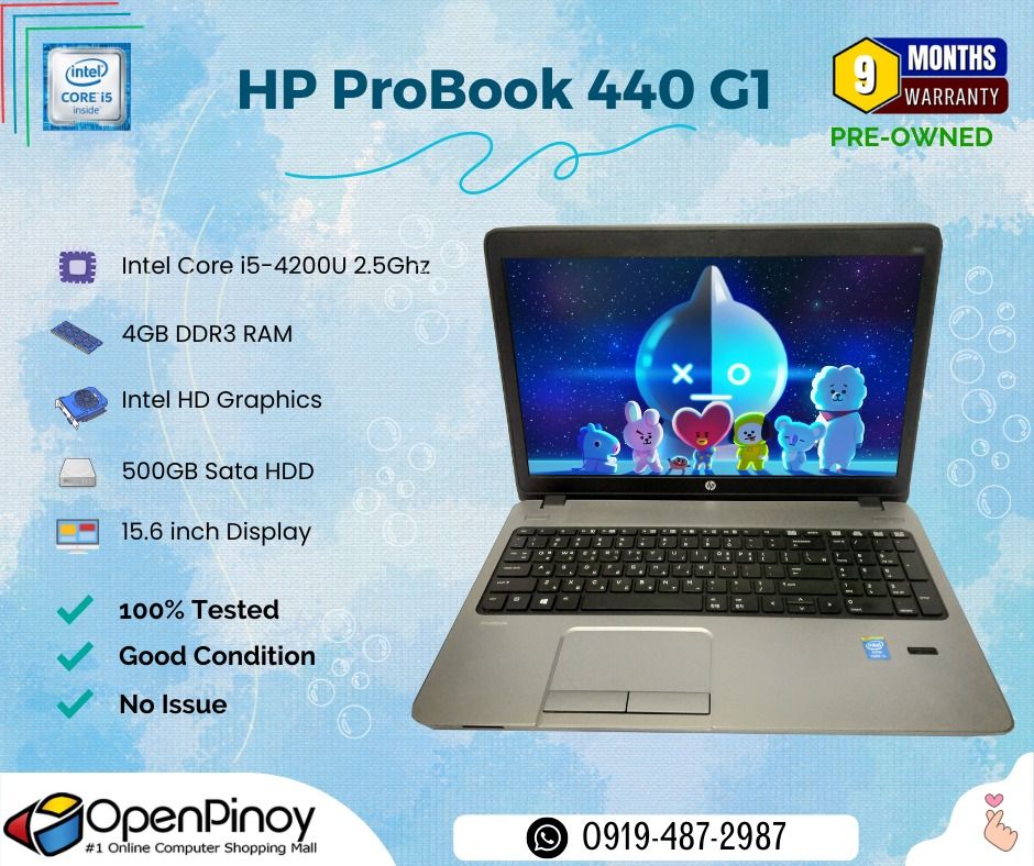 HP Probook 440 G1 | Pre-Owned, Computers & Tech, Laptops & Notebooks on ...