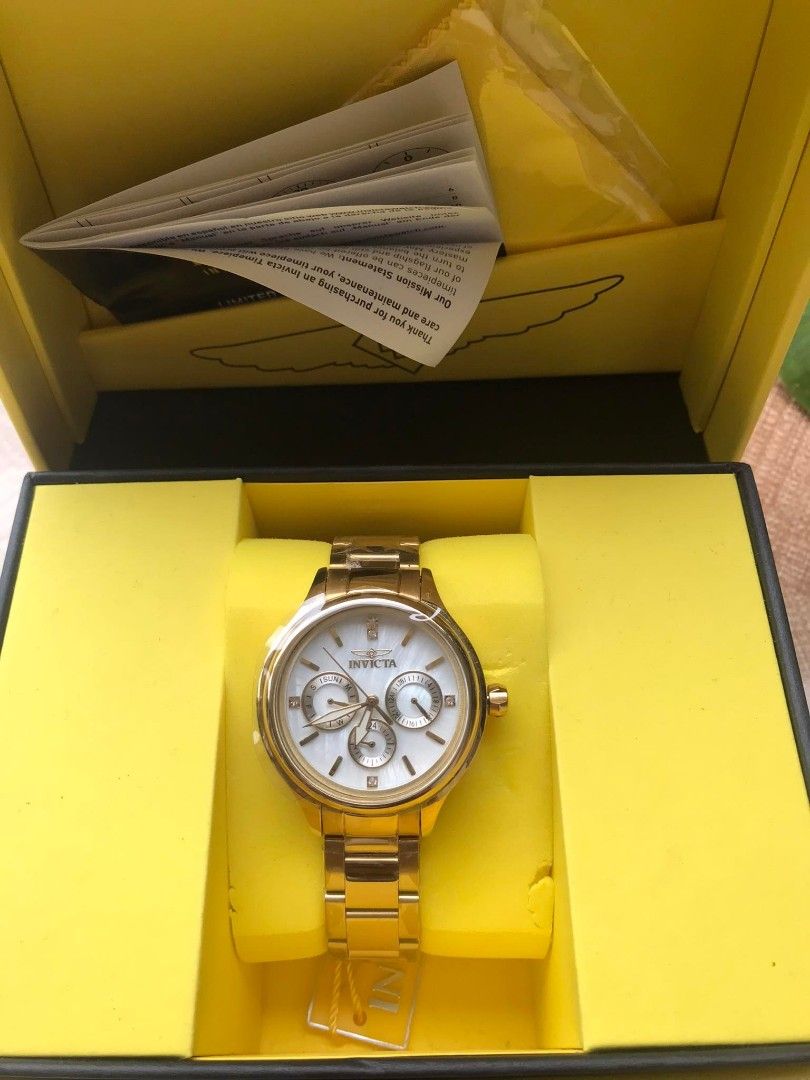 Invicta white face on Carousell