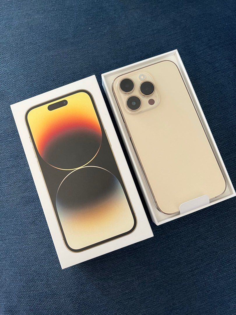 Iphone 14 Pro Gold colour , Mobile Phones & Gadgets, Mobile Phones ...